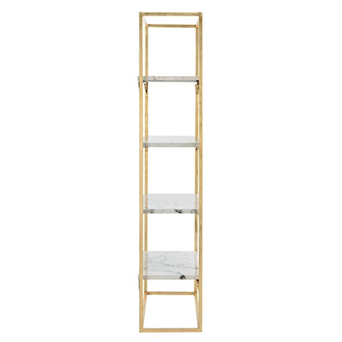 Safavieh Home Collection Fiora 4 Tier Etagere, Gold and White