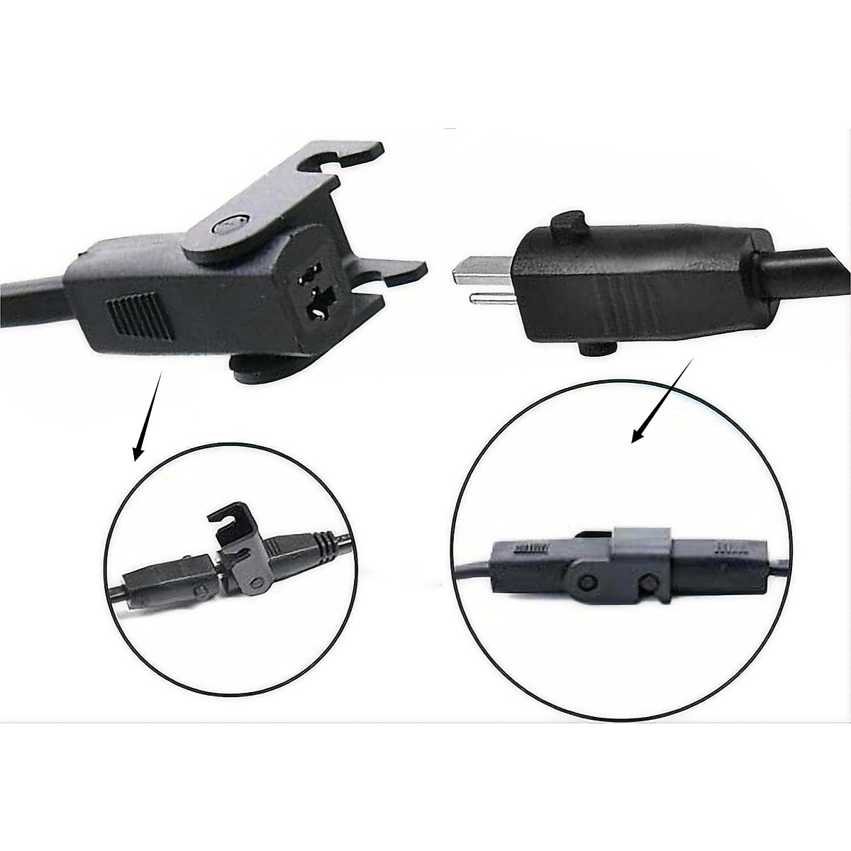 6.5 Feet Extension Cord for Lift Chair or Power Recliner, Replacement Power Supply Cable for Okin Limoss Lazboy Pride Catnapper