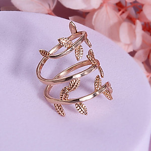 Helen de Lete Flower Vine S925 Sterling Silver Adjustable Ring