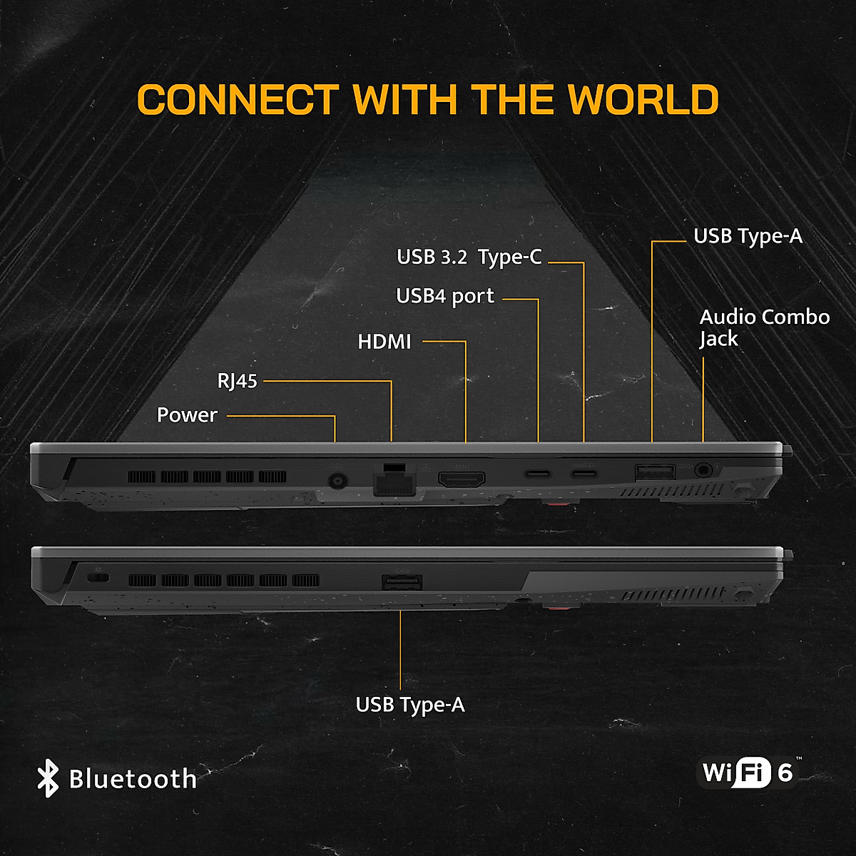 Asus TUF F15 15.6inches FHD Gaming Laptop, Intel Core i7-12700H, NVIDIA GeForce RTX 4070, 64GB RAM, 2TB SSD, RGB Keyboard, Numpad, Smart AMP Audio, Wi-Fi 6, Gray, Win 11 Pro, 32GB USB Card