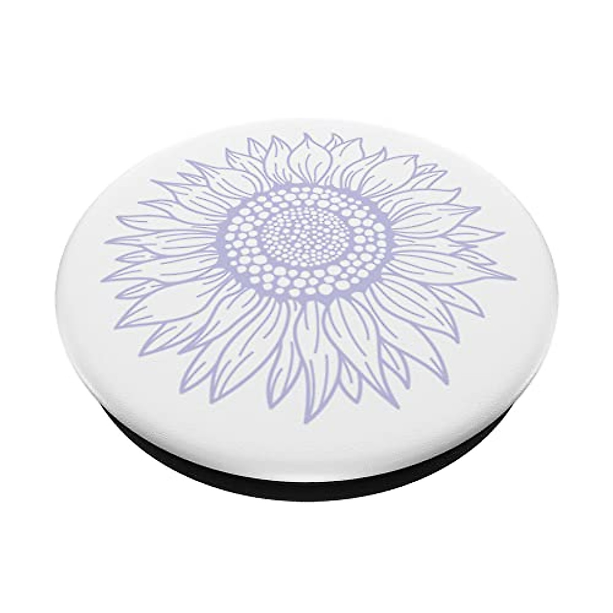 Sunflower Floral Flower - Purple-Lavender PopSockets Swappable PopGrip