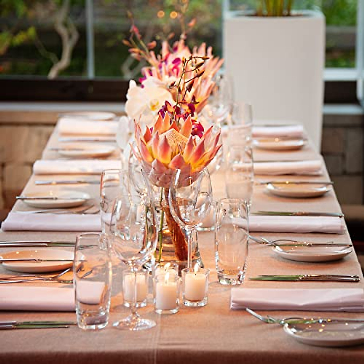 45-Piece Silverware Flatware Cutlery Set Service for 8, Durable 18/0 Stainless Steel Tableware in Ergonomic Design Size and Weight, Dishwasher Safe