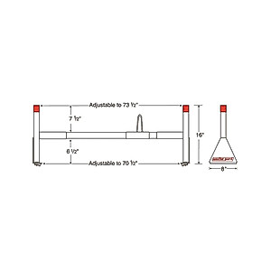 Weather Guard 2163 Steel Full-Size All-Purpose Van Rack, 3 Cross Member