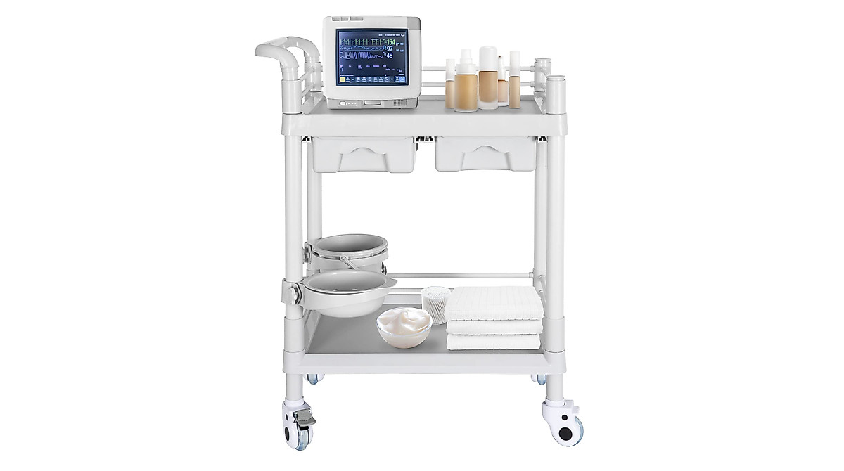 Shop Mobile Trolley Cart - Heavy Duty & Rolling - Mirfee