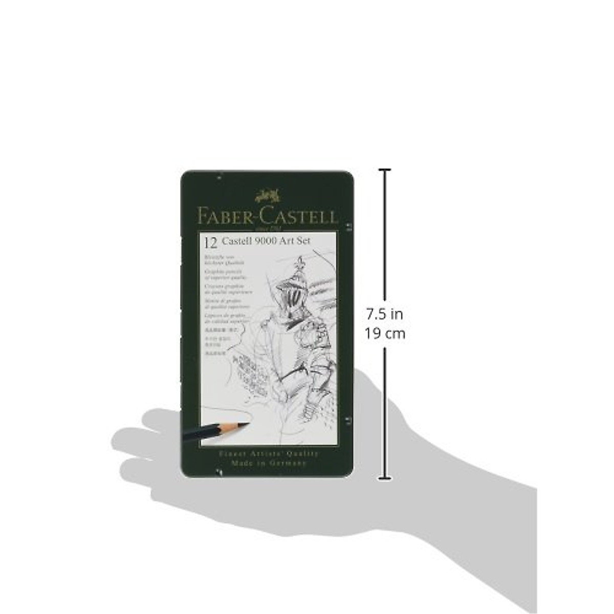 Faber-Castell 9000 Graphite Sketch Pencil Sets Art 8B - 2H set of 12