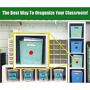 Blesstur 1050 PCS Dot Stickers- Circle Stickers, 10 Color Style Colorful Round Coding Label Sticker for Office,Student Classroom , 0.75 inches , 70 Labels per Sheet