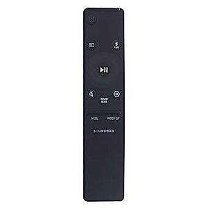 AH81-11678A Replaced Remote fit for Samsung Soundbar HW-T40M HW-T410 HW-T410/ZA HW-T47M HW-R50C HW-R50M HW-R550 HW-R60C HW-R60M HW-R60MV HW-R650 HW-S41T HW-S40T HW-T45C HW-T50M HW-T510 HW-T550