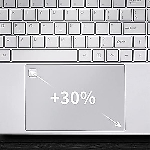 Garsentx Laptop, 15.6in Full HD Touchscreen, Intel N5095 Quad Core, 16GB RAM, Backlit Keyboard, Fingerprint Reader, Webcam, WiFi, HDMI, Bluetooth, for Windows 11, Silver(16+512G)