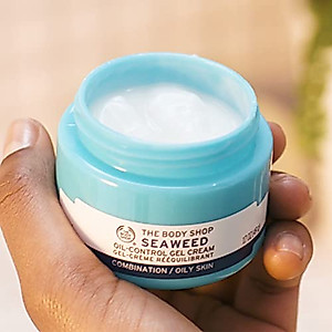 The Body Shop Seaweed Oil-Control Gel Cream – For Combination & Oily Skin – Hydrates, Balances & Mattifies – Vegan – 1.7 oz