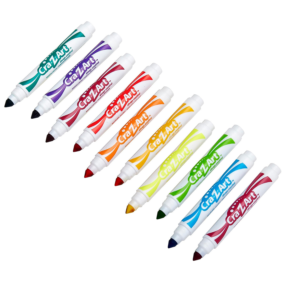 Cra-Z-Art Bold Washable Markers, 10 Count