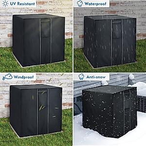 FORSPARK Air Conditional Cover for Outside Units AC Cover for Outdoor Central Durable Waterproof-Fits up to 30 × 30 × 36 inches