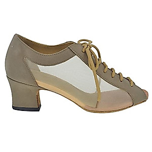 Pierides Sandals Latin Salsa Tango Practice Ballroom Dance Shoes for Women,1.8" Heel,8.5 US Gold