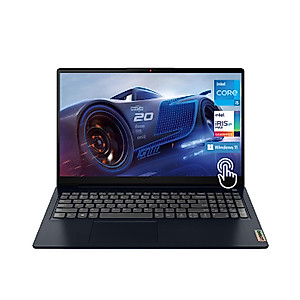 Lenovo Ideapad 3i 15.6" Full HD Touchscreen for Hands-on Control Laptop, Intel Core i5-1155G7, 8GB DDR4 RAM, 512GB SSD Storage, Intel Iris Xe Graphic, Webcam, Wi-Fi6, Win11, Abyss Blue, NoCo Bundle