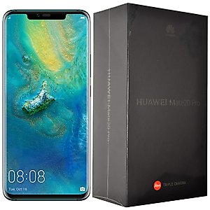 Huawei Mate 20 Pro LYA-L09 (128GB, Single-SIM, Android, 6.39" inch) (GSM Only, No CDMA) Factory Unlocked 4G/LTE Smartphone (Emerald Green) - International Version