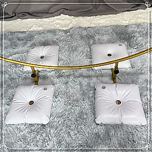 YALLOVE 4 Pack Water Weight Bags for Balloon Column Stand and Balloon Arch, Square Thickened Water Fillable Base for Party Supplies Accessories (Each 10 lb Weight)