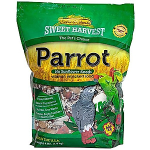 Kaylor of Colorado AS-1107025-2 2 lb (Pack of 2) Sweet Harvest Parrot Without Sunflower Seeds Bird Food