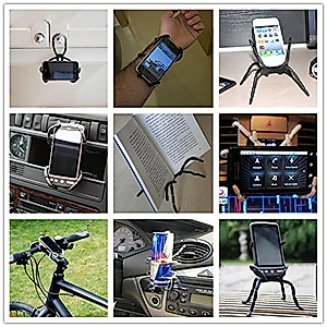 Rienar Multi-Function Portable Spider Flexible Grip Holder for Smartphones and Tablets