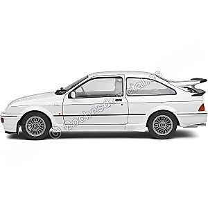Solido S1806104 1:18 1987 Sierra RS500-White Ford Collectible Miniature car, White