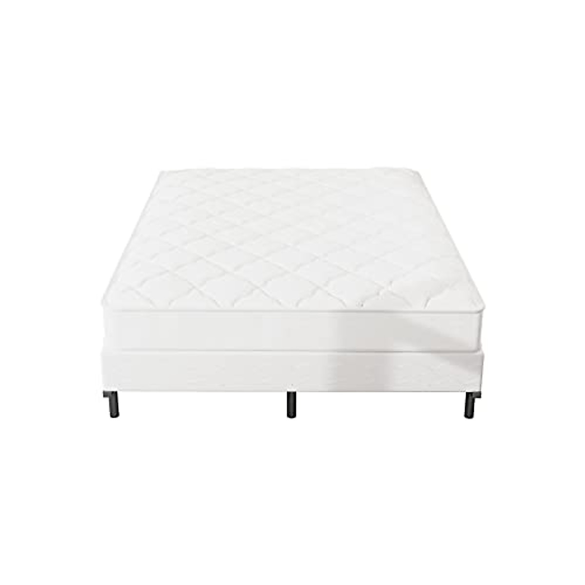 Kujielan Structurally Stable Black Bed Frame - 7 Inch Metal Bed Frame with Easy Disassembly and Long Life, King Size Bed Frame with 9 Legs for Support Without Taking Up Space and Easy to Move King