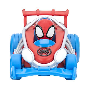 Marvel Spidey and His Amazing Friends Webbed Wheelie Vehicle - Features Built-in Spidey Super Hero