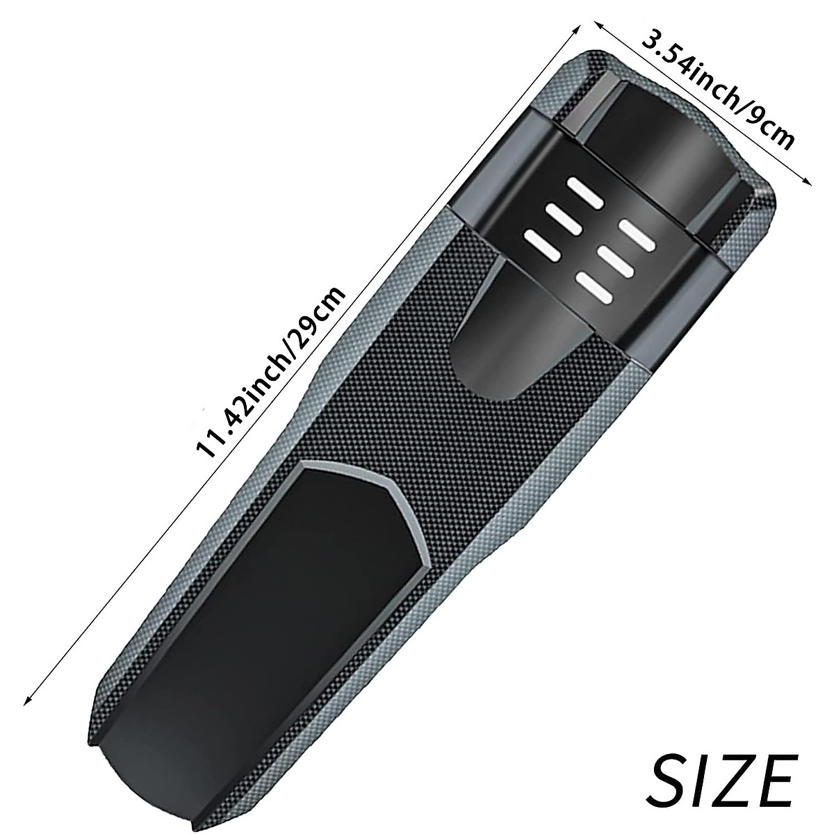 kingsea 2PCS Mountain Bike Mud Guard, Adjustable Carbon Fiber MTB Fenders -Universal Front or Rear MTB Fender Compatible with 20"/24"/26"/27.5"/29" Mountain Bike Mudguards - Hard Shell