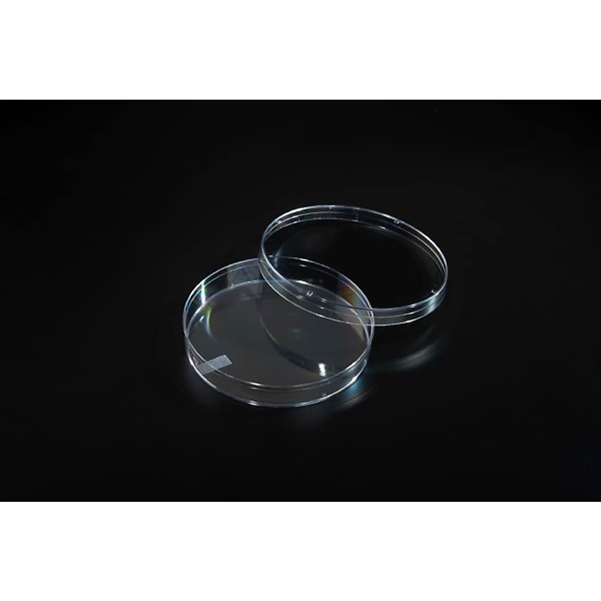 Celltreat 229697 Petri Dish, Slippable, Sterile, 100 mm x 15 mm, 25 per Bag, Clear (Pack of 500)