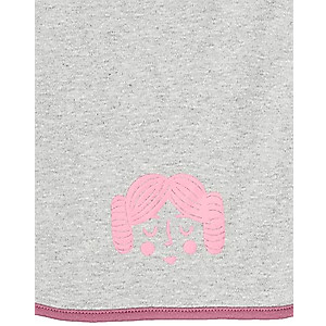 Amazon Essentials Disney | Marvel | Star Wars | Princess Girls' Burp Cloths, Pack of 6, Star Wars Tiny Rebel, One Size