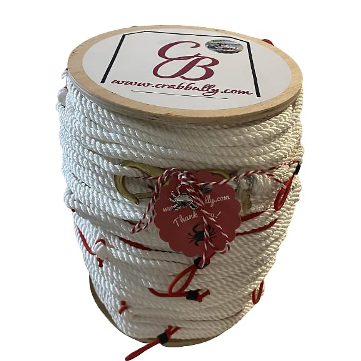 Crab Bully 600' 1/8" Red Snood Trotline