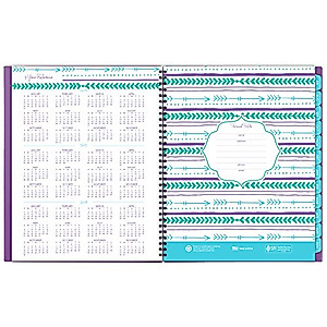 AT-A-GLANCE Academic Year Monthly Planner/Appointment Book, July 2016 - June 2017, 8-1/2"x11", Design Selected for You May Vary (183-900A)