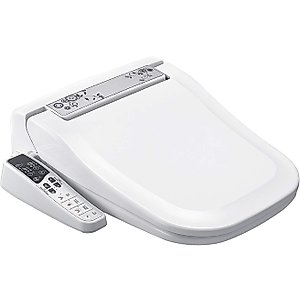 Square Smart Toilet Seat Drying and Deodorizing Toilet Bidet Seat, Suitable for Square White Seat, Warm Air Drying, Stainless Steel Nozzle