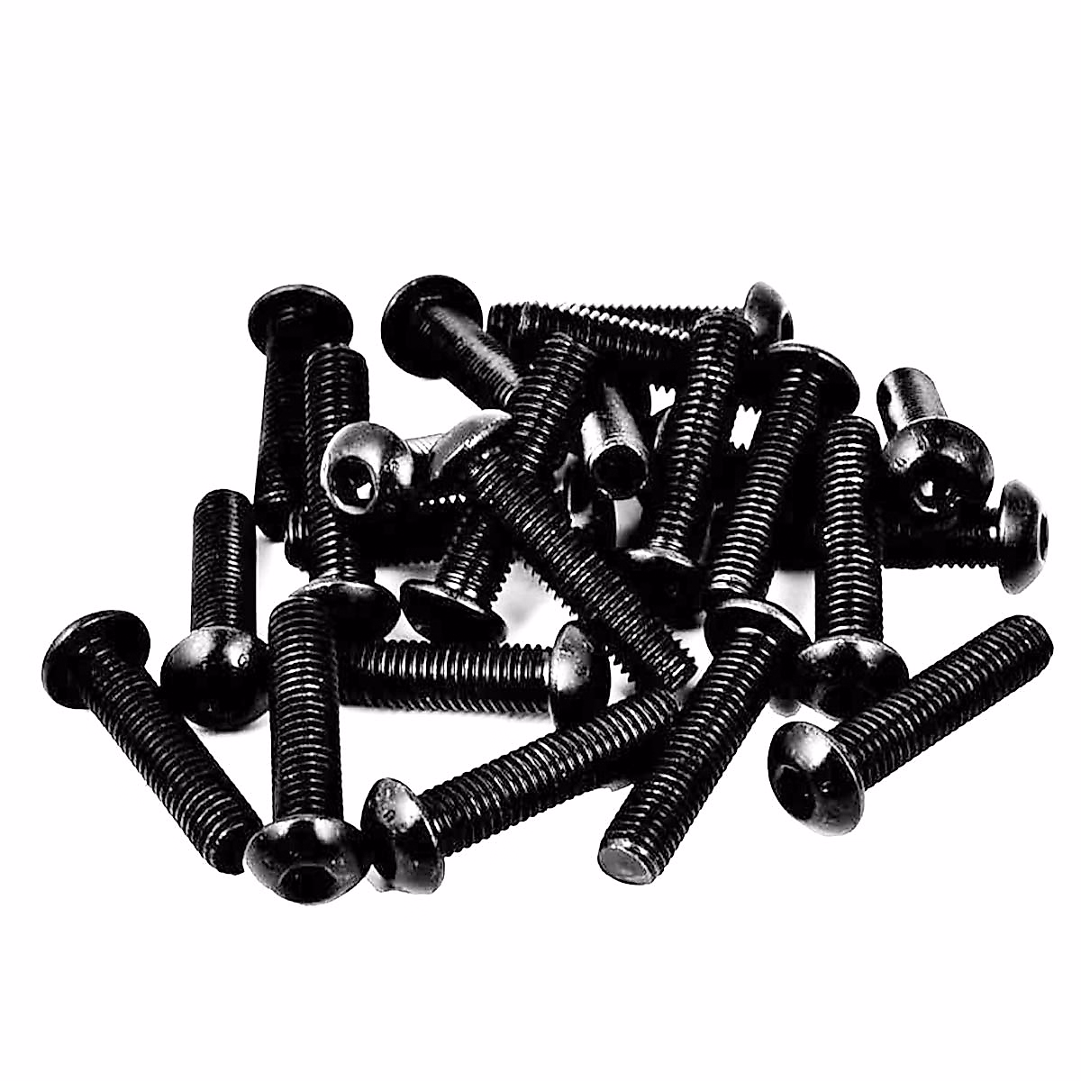 NGe M8x20mm Button Head Socket Cap Screws,Alloy Steel, Fully Threaded,Allen Hex Drive(M8X20,20Pcs)