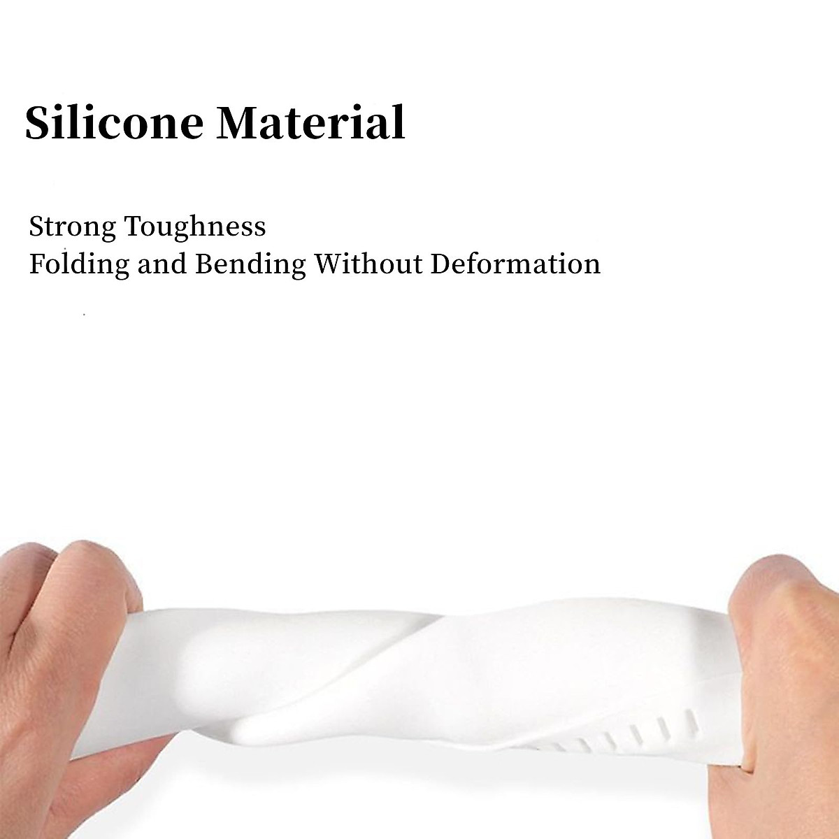 HNCYHX Center Console Wireless Charging Mat for Tesla Model 3 Model Y 2021-2023 ，Carbon Fiber Pattern Wireless Charging Silica Gel Mat Decoration Interior Car Accessories (White)