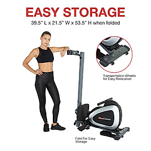 Fitness Reality Magnetic Rowing Machine with Bluetooth Workout Tracking Built-In, Additional Full Body Extended Exercises, App Compatible, Tablet Holder, Rowing Machines for Home Use
