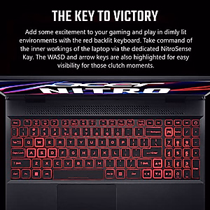 Acer Nitro 5 AN515-58-57Y8 Gaming Laptop | Intel Core i5-12500H | NVIDIA GeForce RTX 3050 Ti Laptop GPU | 15.6" FHD 144Hz IPS Display | 16GB DDR4 | 512GB Gen 4 SSD | Killer Wi-Fi 6 | Backlit Keyboard