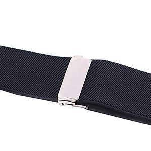 SupSuspen Y-Back Suspenders 1.4'' Heavy Duty Braces&3 Swivel Hooks on Belt Loops