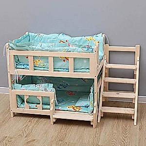 ZAQI Raised Dog Bed,Wood Elevated Dog Bed Extra Large,Outdoor Chew Proof Pet Cooling Mat for Sleeping,Waterproof Dog Cot Raised Off Ground (Size : X-Large)