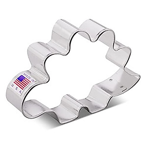 Dinosaur Cookie Cutter Stegosaurus, 4.2" Made in USA by Ann Clark