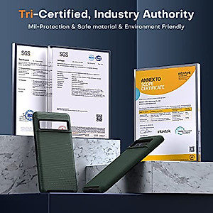 TOCOL for Google Pixel 7 Case, [Military Grade Drop Protection] [Dual Guard],Protective Phone Case for Pixel 7 6.3 Inches, Alpine Green