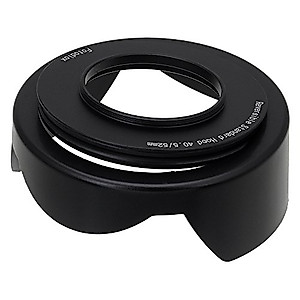 Fotodiox Reversible Lens Hood Kit for Sony E PZ 16-50mm F3.5-5.6 OSS E-Mount Power Zoom Lens, Reversible Tulip Flower Hood w/Cap f/Sony Kit Lenses