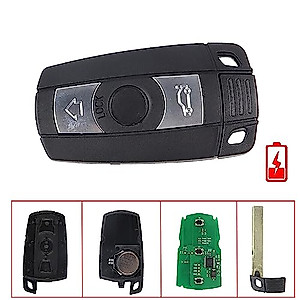 FLYPIG Remote Key Fob for BMW 3 5 6 Series 328i 335i 525i 528i 530i 2007 2008 2009 2010 2011 KR55WK49123 KR55WK49127 315MHz