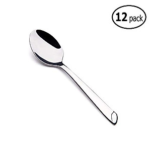 Demitasse Espresso Spoons Stainless Steel Coffee Spoons for Home, Cafe, Restaurant, Set of 12, Thanksgiving Gift
