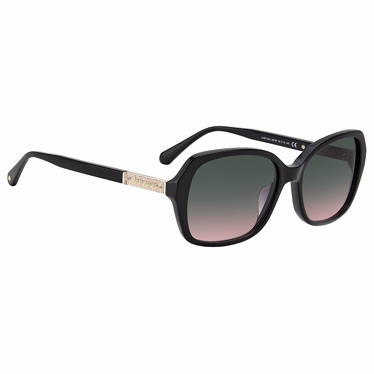 kate spade new york Yvette/S Black/Green Pink One Size