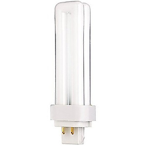 Sylvania 20683 (12-Pack) 18-Watt Double Tube Compact Fluorescent Light Bulb, 2700K, 1150 Lumens, 82 CRI, T4 Shape, 4-Pin G24q-2 Base