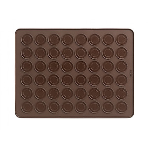 Lekue Macaron Baking Mat, 15.75 x 11.81 x 14.6 inches, Brown