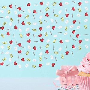 PINKAAJ Set of 100 Nursing Confetti, Silver Glitter Nursing Graduation Confetti, RN Party Confetti, Nurse Smash Cake Decor, Nursing Graduation Party Decor