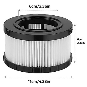 2 Pack DC5151H Replacement HEPA Filter for DEWALT DC5151H DC515 DCV517 Wet Dry Vacuum