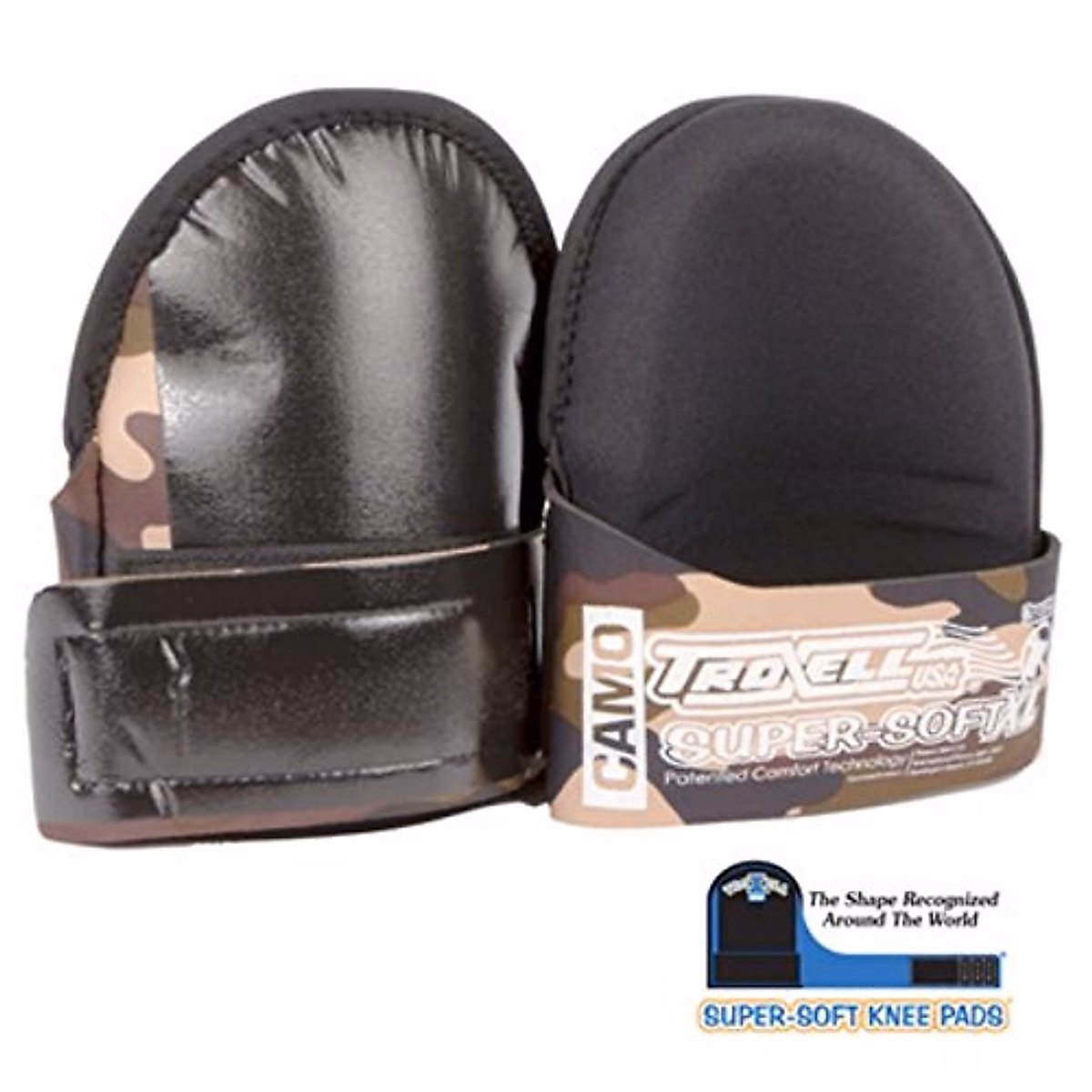 TROXELL USA - SuperSoft Camo Kneepads (Large Size/Bagged in Pairs)