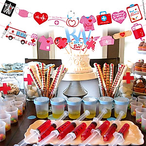 Nurse Theme Banner Nurse Graduation Party Bunting Decorations Congrats to Nurse Garland for Hospital Rn Theme Party Medical School Graduation Party Nurse Day Party Birthday Party Decorations