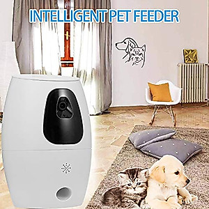 ZZK Automatic pet Feeder Food APP Remote Control pet Dog fed Regular Meals Snack Dispenser Camera Surveillance Camera 720P