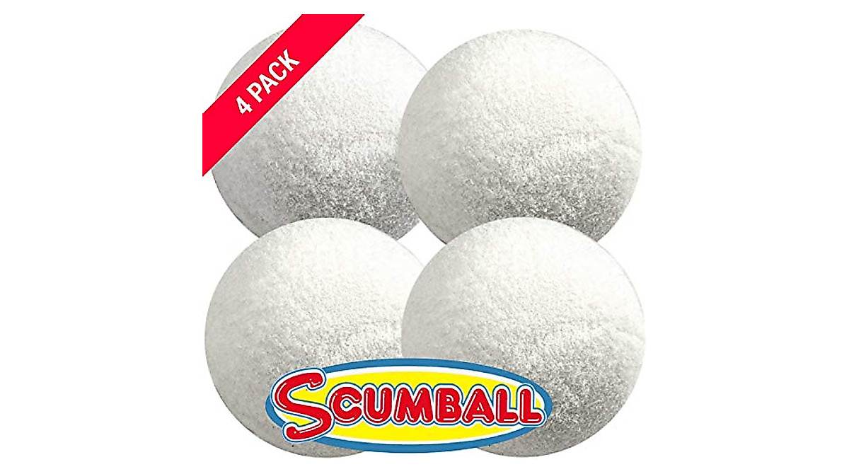 Scumball Oil Absorber for Clean Pools & Spas - 4 Pack